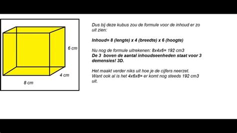 Berekenen Inhoud Kubus Simpel Uitgelegd YouTube