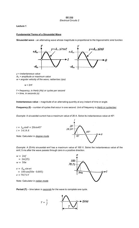 Solution Complete Ac Circuits Notes Electrical Circuits 2 Mit