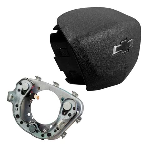 Tampa Capa Airbag Volante Gm C Base Emblema Preto Onix Parcelamento Sem Juros