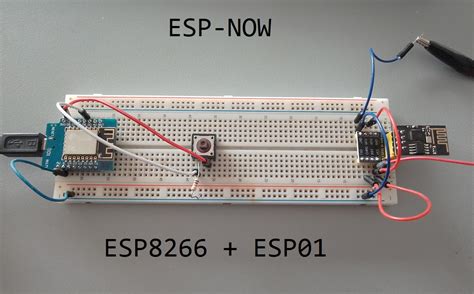 Esp 01 Onboard Led From A Button In An Esp8266 Via Esp Now