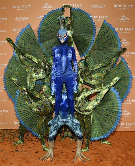 Heidi Klum Feiert Halloween Als Schillernder Pfau Vorarlberger Nachrichten VN At