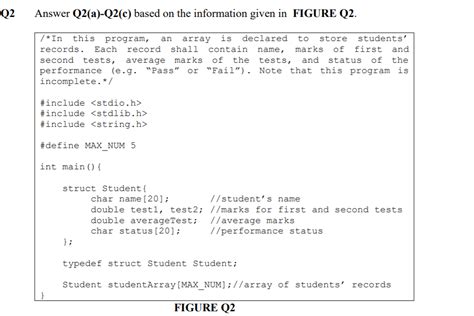 Q2 Answer Q2 A Q2 C Based On The Information Given Chegg