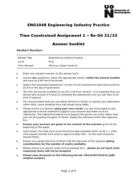 Eng1048 Tca1 Re Sit Pdf Economic Growth Reputation