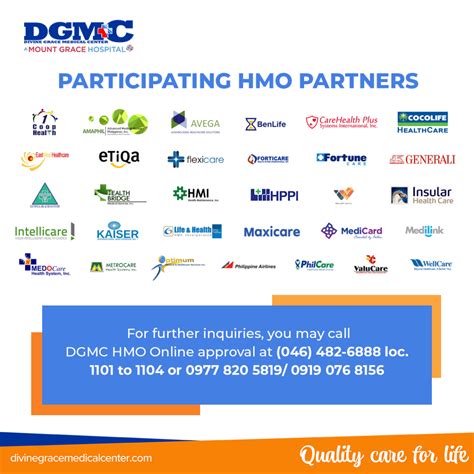 Dgmc Participating Hmo Partners Divine Grace Medical Center Dgmc