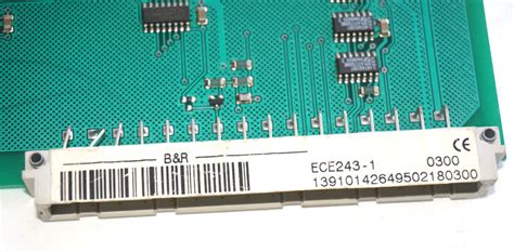 B R ECE243 1 INPUT MODULE ECE2431 SB Industrial Supply Inc