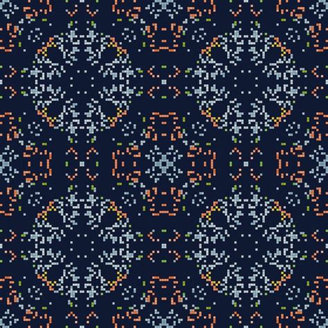 Premium Vector Decorative Pattern Made From Small Squares