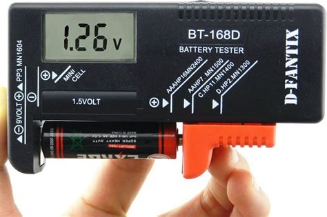 D FantiX Probador Digital de Baterías Comprobador de batería Para pilas