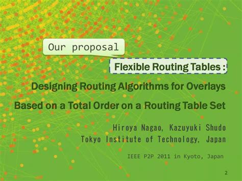 Ieee P2p 2011 Flexible Routing Tables Ppt Free Download