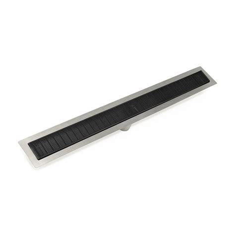 Infinity Drain 42 Ffas 6542 Bk Linear Drain Kit Matte Black