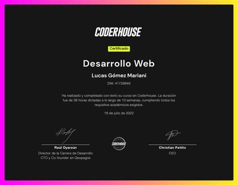 Coderhouse Frontend Desarrolloweb Lucas Gomez Mariani