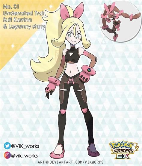 Vikthor 01 On Instagram Pokemon Masters Ex Sport Suit Korrina 💖👊suit Mega Lopunny👊💖 ¡countdown
