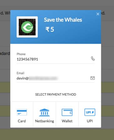 Razorpay Gateway For GiveWP WordPress Donation Plugin