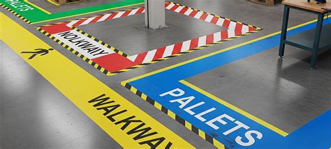 Floor Marking Tape Selection Guide Vinyl Vs Polyester Seton