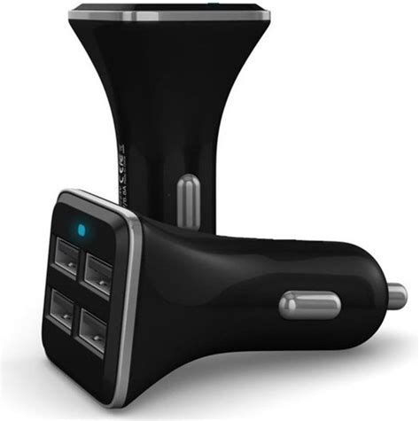 MMOBIEL High Speed USB Ports Autolader Adapter V Sigarettenaansteker Multi Oplaadadapter