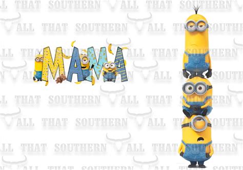 Min Ion Mama Tumbler Png Digital Download Only Etsy