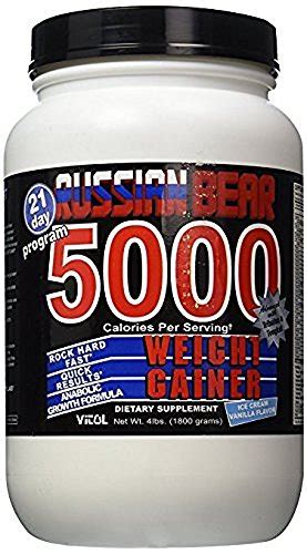 Buy Vitol Russian Bear 5000 Ice Cream Vanilla 4lb Bottle Online At
