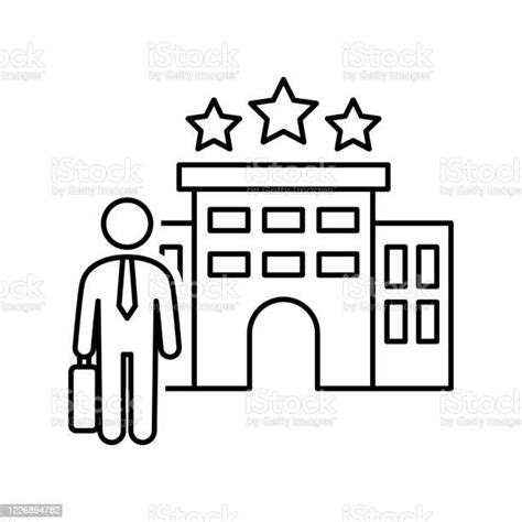 비즈니스 여행 아이콘숙박 0명에 대한 스톡 벡터 아트 및 기타 이미지 0명 남성상 남자 사업가 Istock