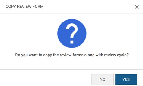 New Option To Copy Linked Forms When Copying A Review Cycle