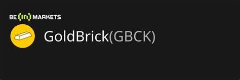 Goldbrick Gbck Price Marketcap Charts And Fundamentals Info