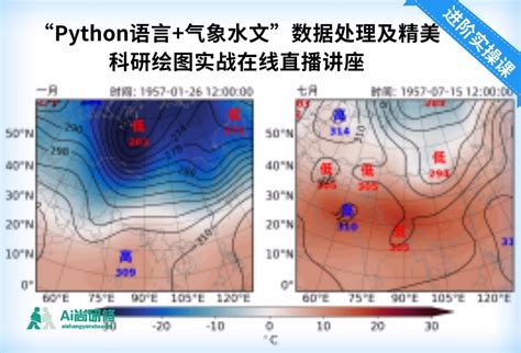 “python语言气象水文”数据处理及精美科研绘图实战在线直播讲座 Ai尚研修