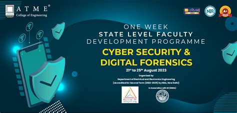 Fdp Cyber Security And Digital Forensics Atme