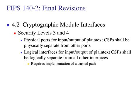 Ppt The Cryptographic Module Validation Program And Fips 140 2