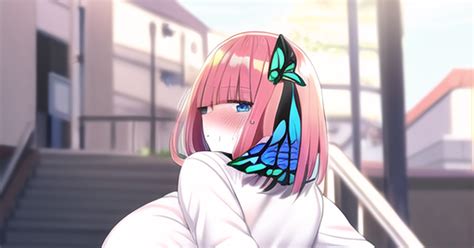 Ai生成 わざと見せてる二乃（五等分の花嫁） ほむパン（xフォローお願い♥のイラスト Pixiv