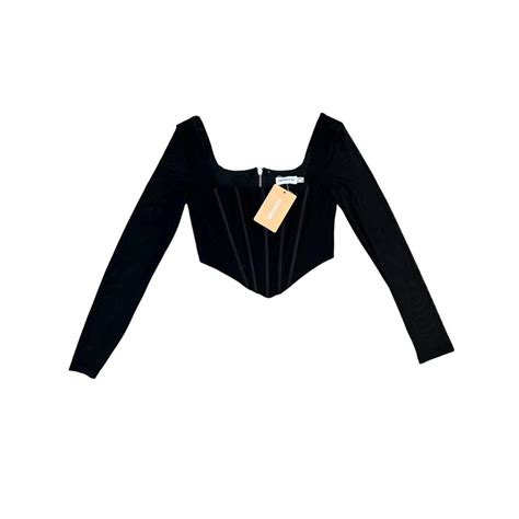 Thats So Fetch Black Vix Corset Offers Boning Depop