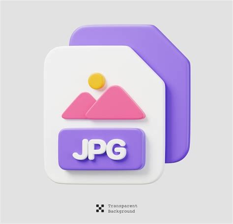  이미지 파일 아이콘 파일 형식 아이콘 파일 형식 및 문서 개념 3d 렌더링 그림 프리미엄 Psd 파일