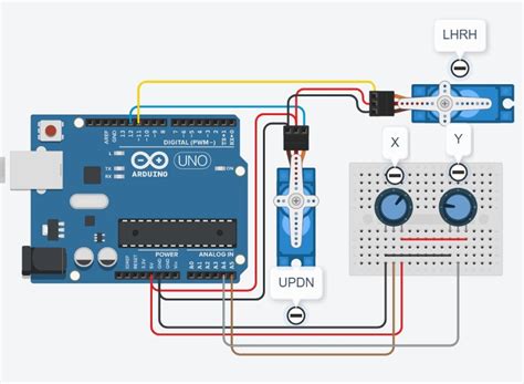 servo position hold while operating with joystick programming