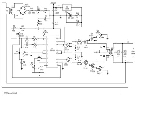 W PWM Inverter Circuit SG ELECTRONICSMASTER Weebly