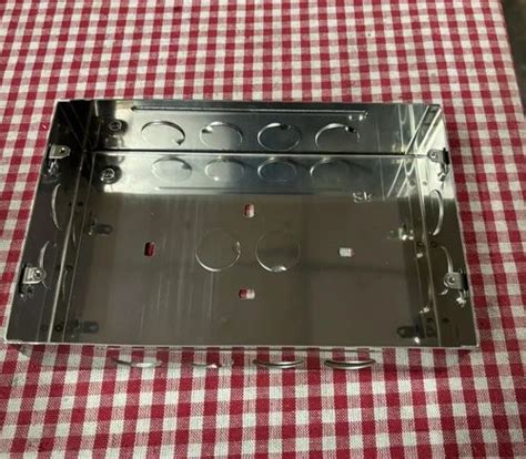 Stainless Steel Ss 12 Module Box Modular Electrical Box Silver