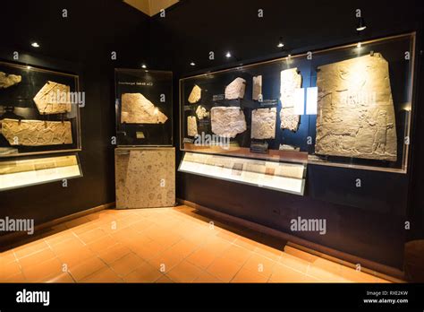 Rome Italy November 2018 Ancient Egyptian Pharaoh Statues In The