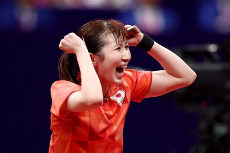 早田ひな 金メダル王手！中国王者とのフルゲームの死闘を制して29年ぶりの決勝進出【卓球 アジア競技大会】｜テレ東卓球news：テレ東