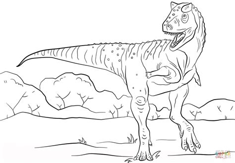 Dibujo De Carnotaurus Para Colorear Dibujos Para Colorear Imprimir Gratis