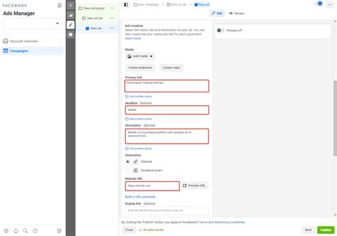 Facebook Settings Bemob Help Center
