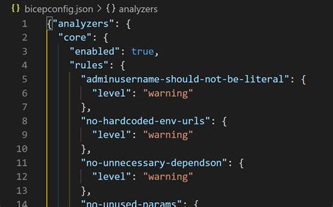 Intellisense In Bicepconfigjson File Has Two Separate Behaviors