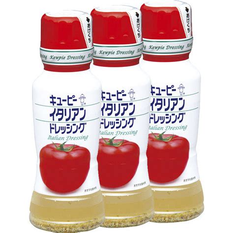 큐피 이탈리안 드레싱 180ml 55883 3개 재팬스토어 일본약 의약품 전문 직구 쇼핑몰