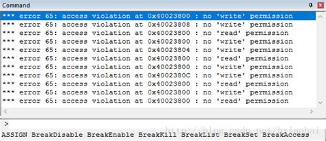 Keil Debugerror 65 Error 65 Access Violation At 0x40023800 No Csdn博客