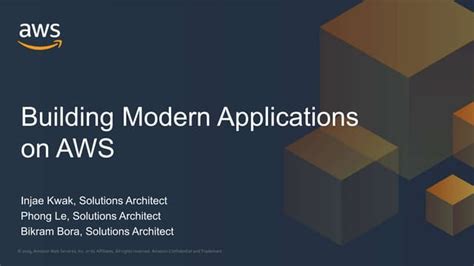 Building Modern Applications On Aws Ppt