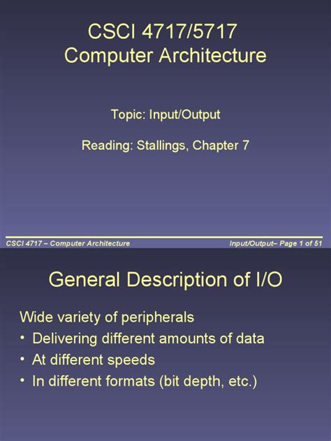 Csci 47175717 Computer Architecture Pdf