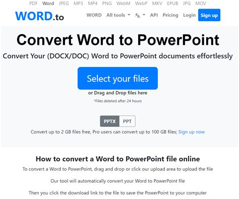 11 个最佳将 Word 转换为 Ppt 的工具 2024 免费下 载