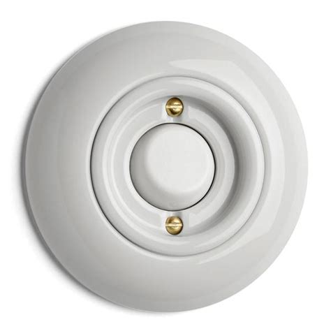Push Dimmer Switch In White Porcelain Classic Old Style