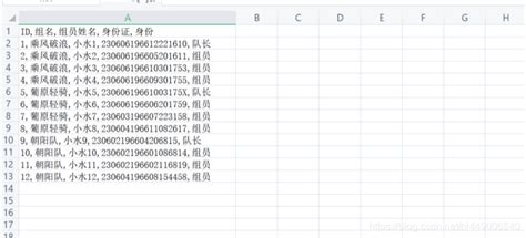 导出的csv数据中含有身份证并在excel正确显示方法csv身份证号怎么保存正确 Csdn博客
