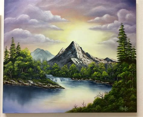 Pin By Sandra Lauffer On Picos Nevados Landscape Painting Tutorial