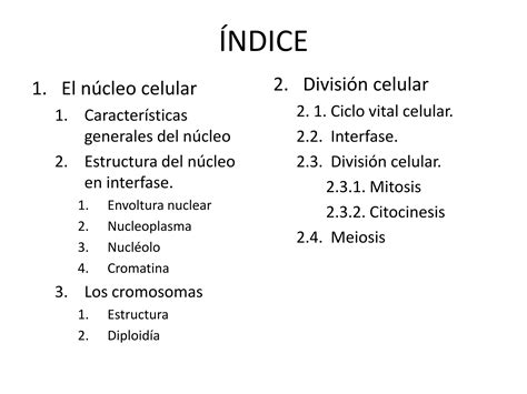 Ud 9 Núcleo Celulary Division Celular Ppt