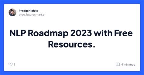 Nlp Roadmap 2023 With Free Resources