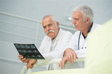 엑스레이를 검사하는 수석 의사의 초상화 사진 배경 및 무료 다운로드를위한 그림 Pngtree