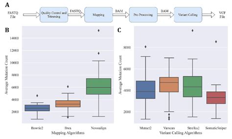 A The Workflow Of A Simple Cancer Dna Seq Analysis Pipeline Including