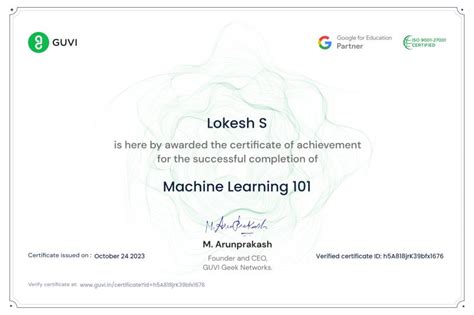 Lokesh S On Linkedin Guvi Machinelearning Datascience
